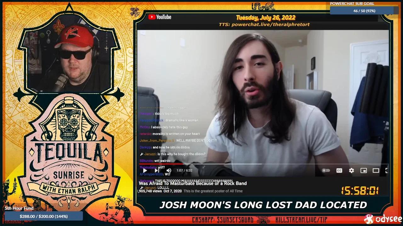 SUNRISE: JOSH MOON'S LONG LOST DAD LOCATED 7/26/22