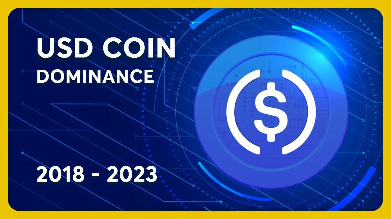 USD COIN (USDC) Dominance (Daily/Pct.) 2018-2023 #crypto #dominance # ...