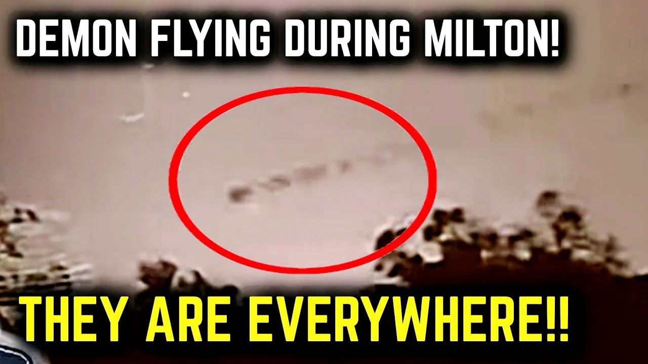 Strange Creature Flying Over Milton Caught On Camera!!