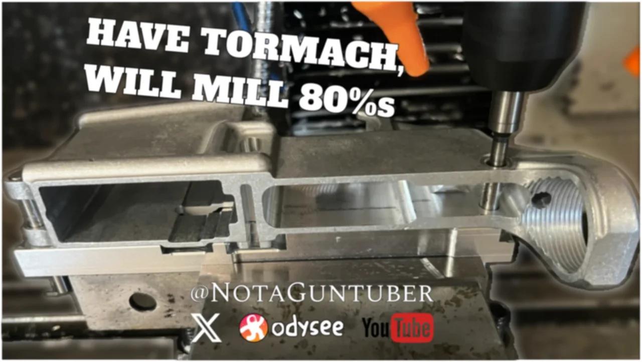 Milling an 80% Lower on my Tormach CNC Mill