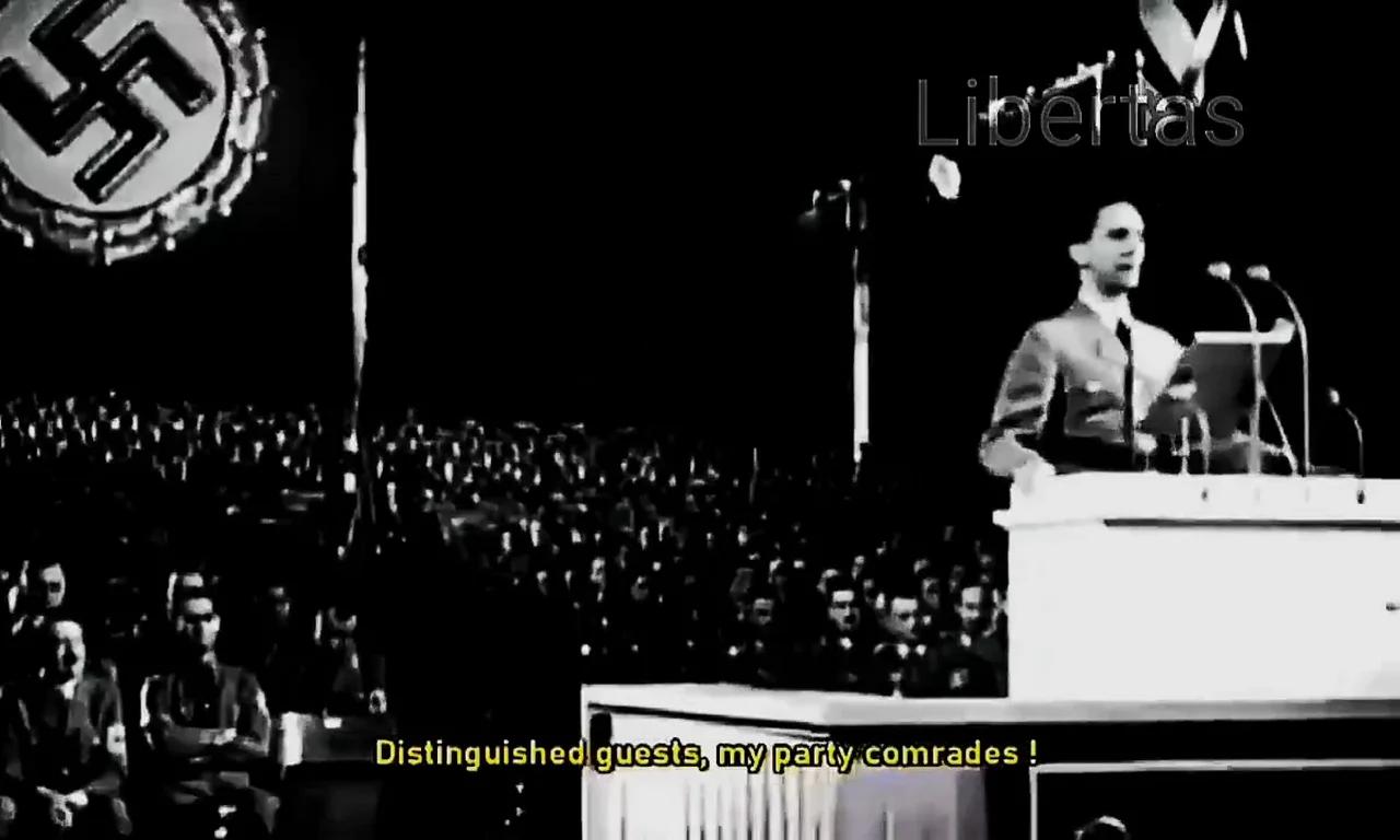WW2 speech - Dr Joseph Goebbels on Bolshevism