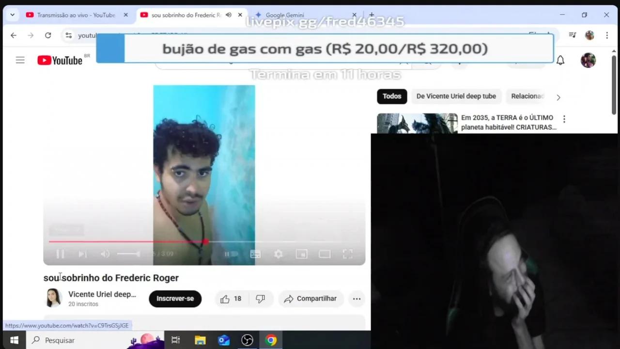 Frederic Roger reage ao seu sobrinho