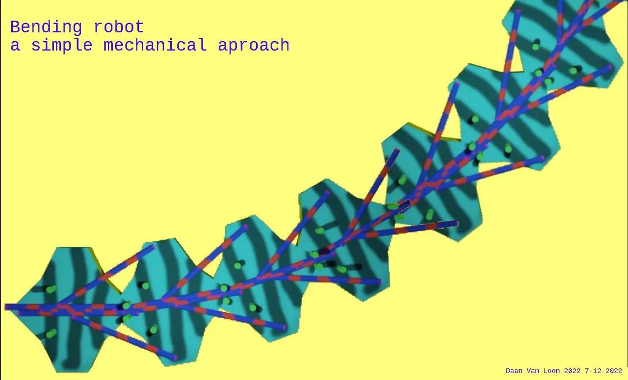 Simple visualization of mechanic rope based bending bot (animation ...