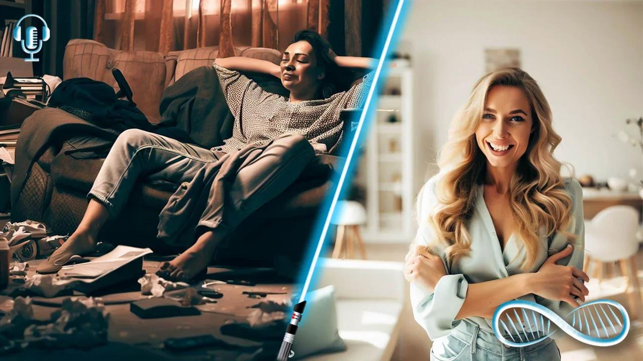 Jedi mind trick for dealing with a "blowzy" wife who WONT clean the messy house 🙅‍♀️ J&G ...