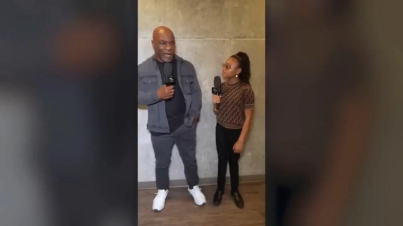 Mike Tyson viral interview with teenage journalist
