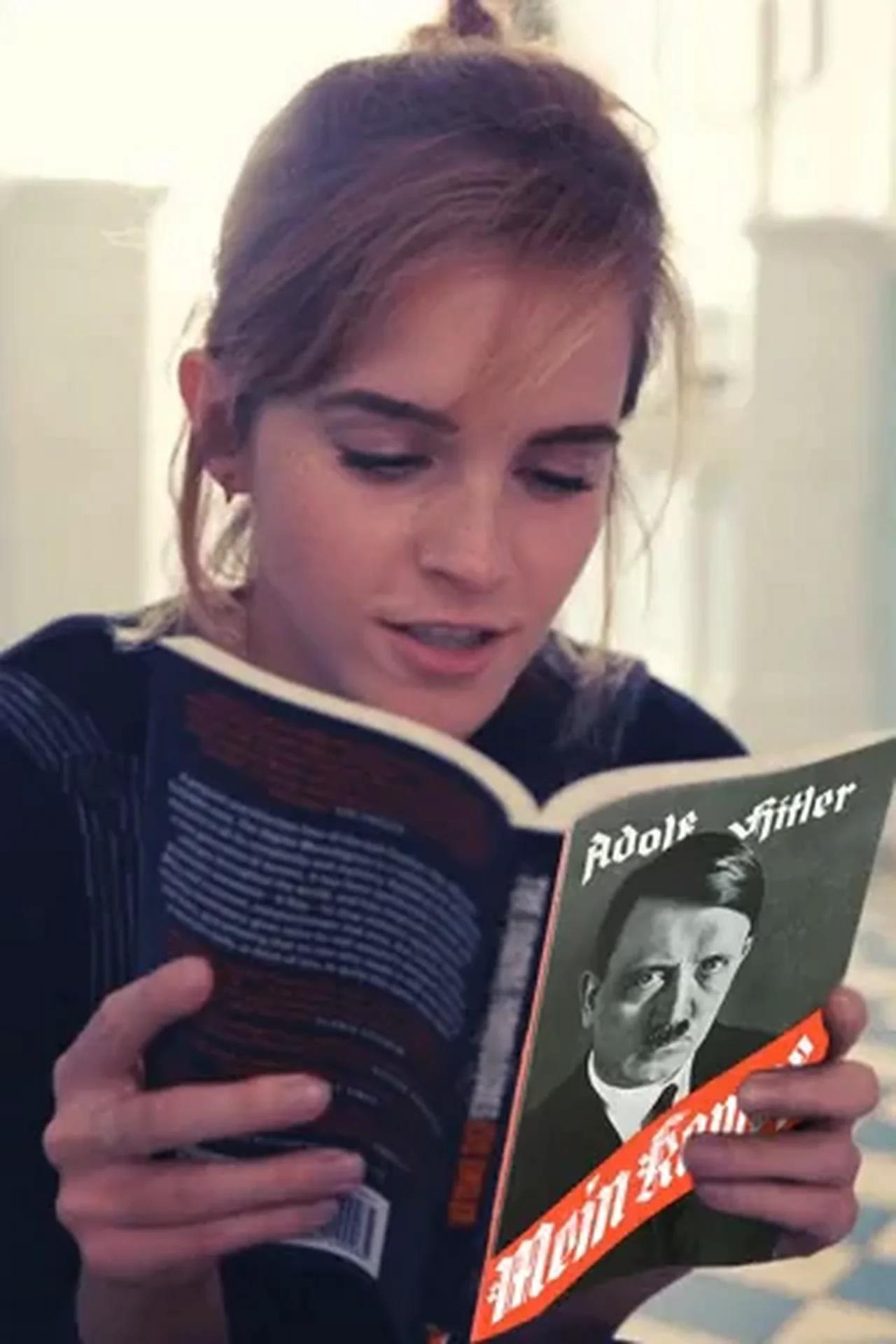 Emma Watson Reading Mein Kampf by Adolf Hitler