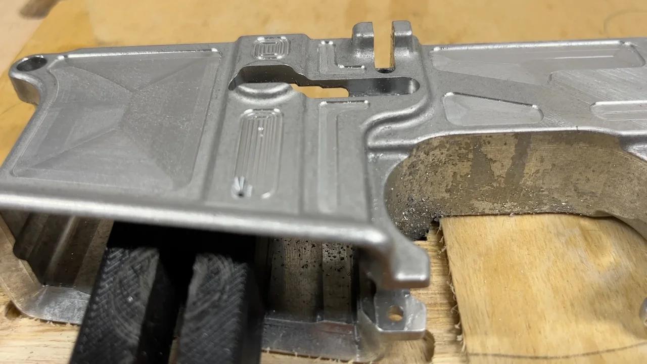 Forged Mil Spec AR Lower Lightening Cuts- Day 3