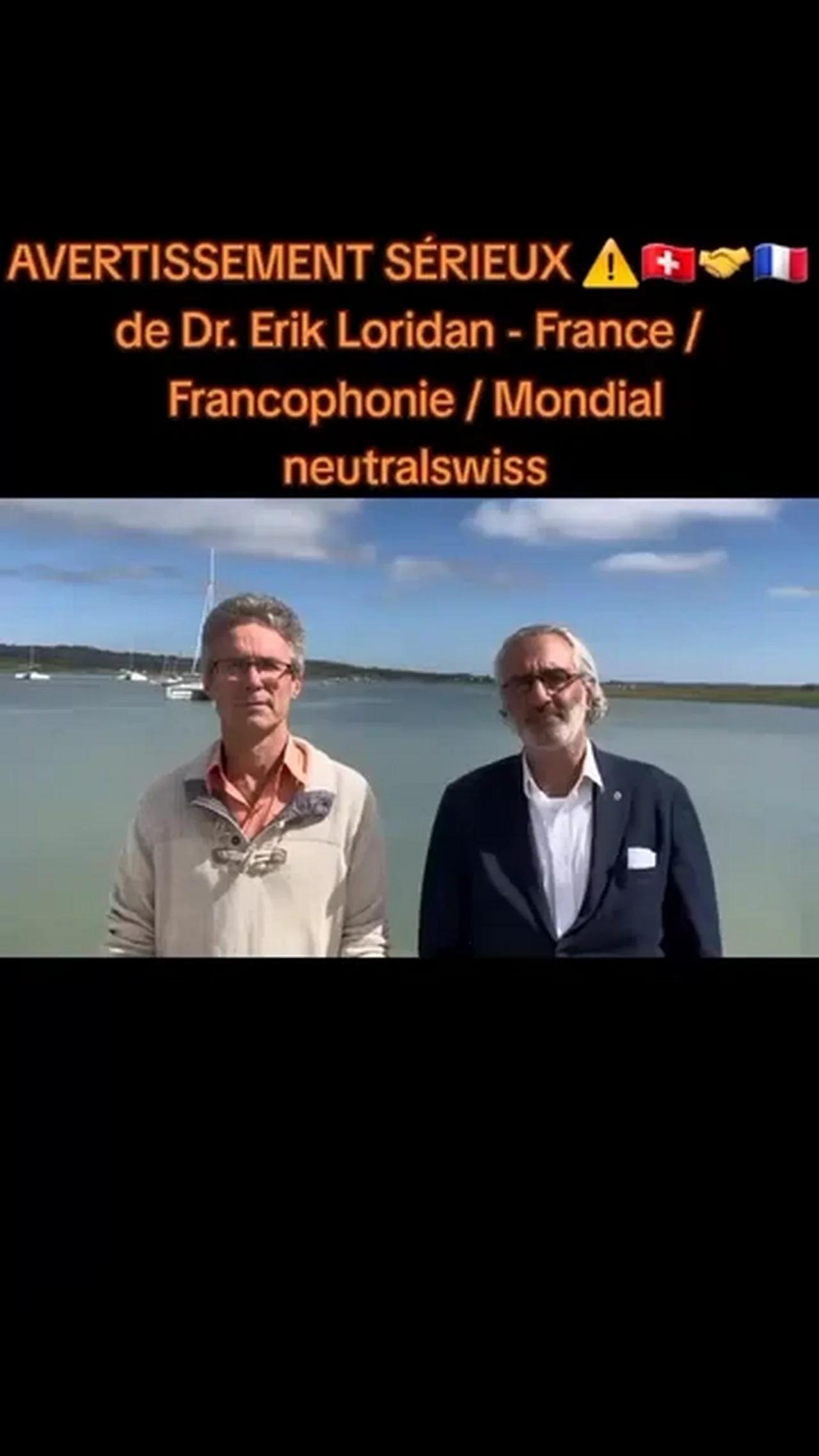 Avertissement du Dr Eric Loridan et Pascal Nadeji