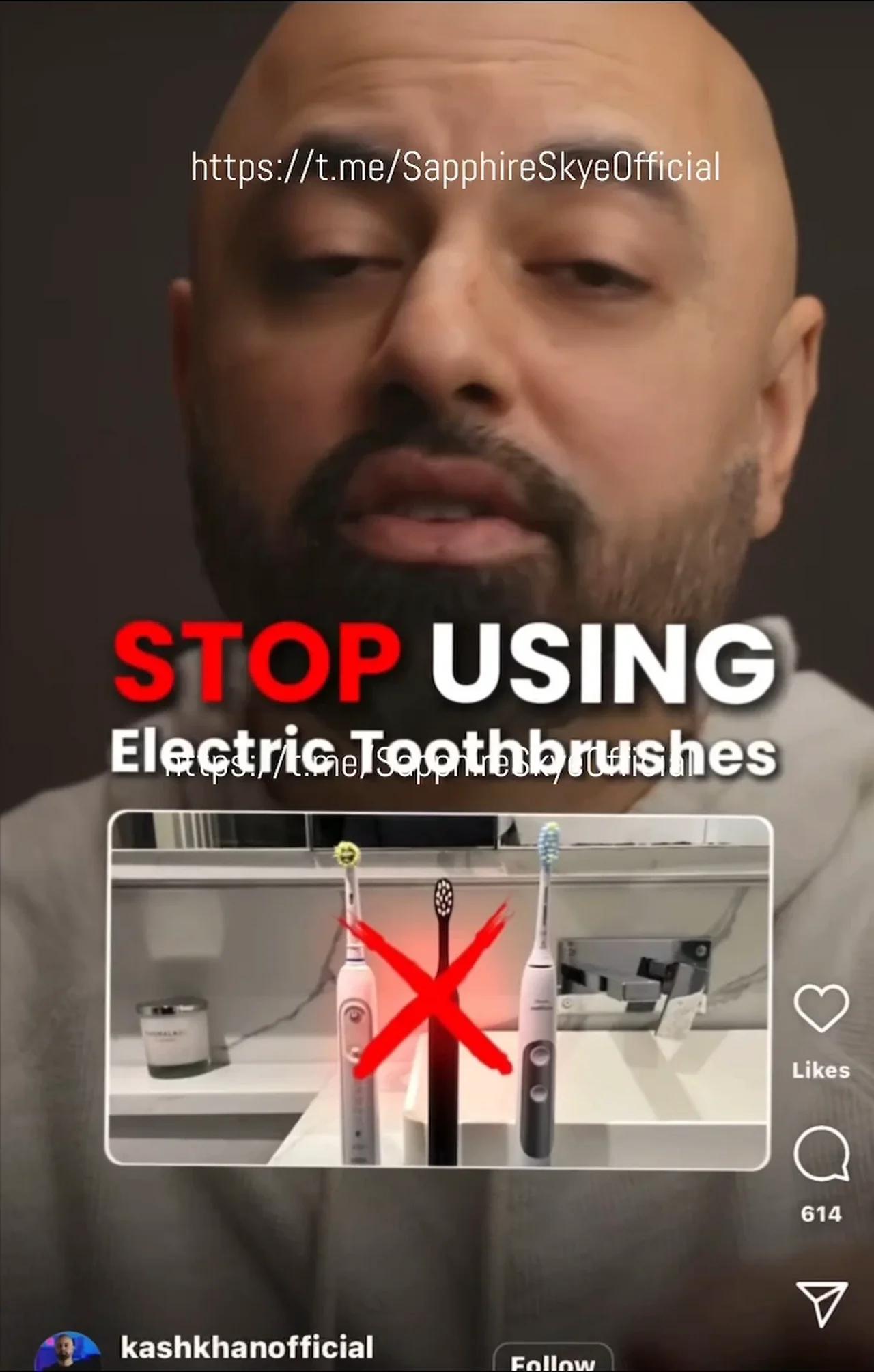 HERE’S WHY YOU SHOULD STOP USING ELECTRIC TOOTHBRUSHES