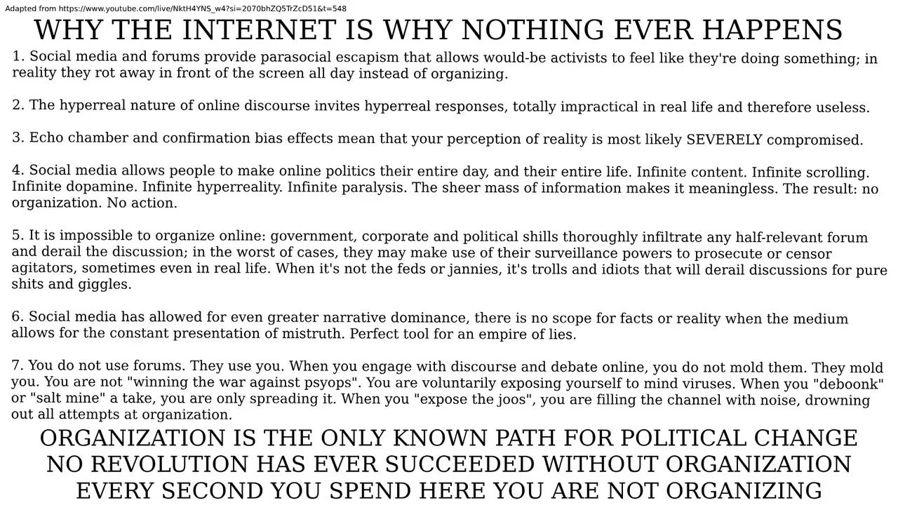 The Internet is Why Nothing Ever Happens