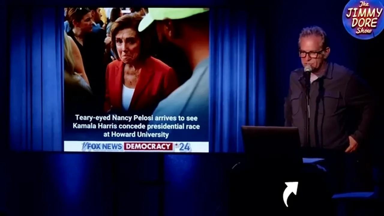 Nancy Pelosi CRIES After Trump Wins Election ~ JIMMY DORE