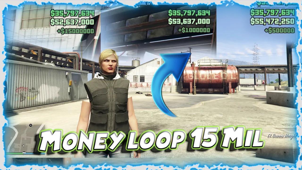 15 Million Loop Money Loop Script for Yim Mod Men For GTA V Agents of DLC