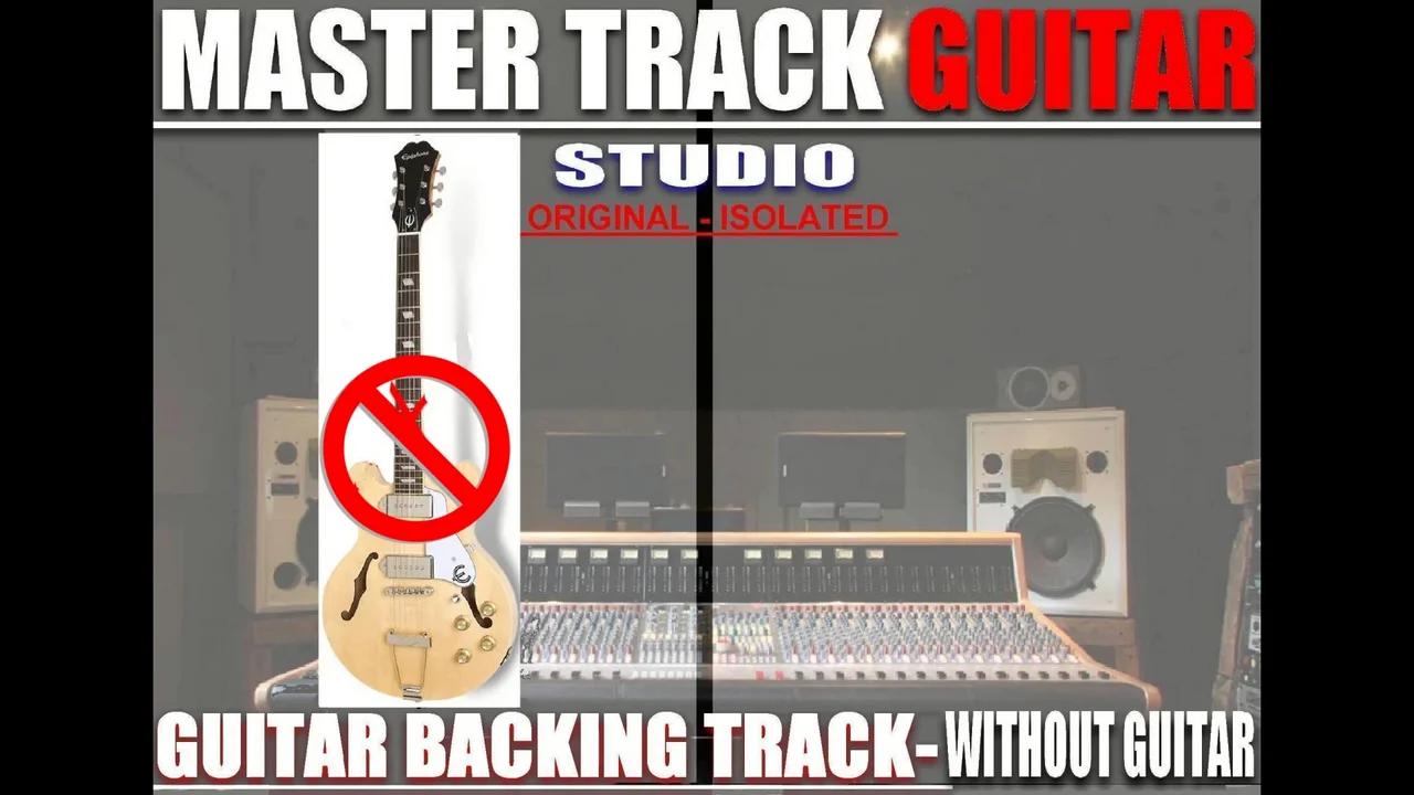 THE BEE GEES Night fever (GUITAR Backing track)