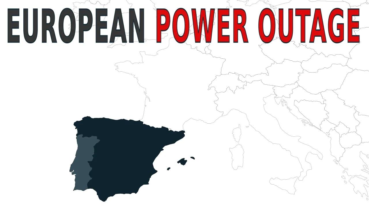 European power outage