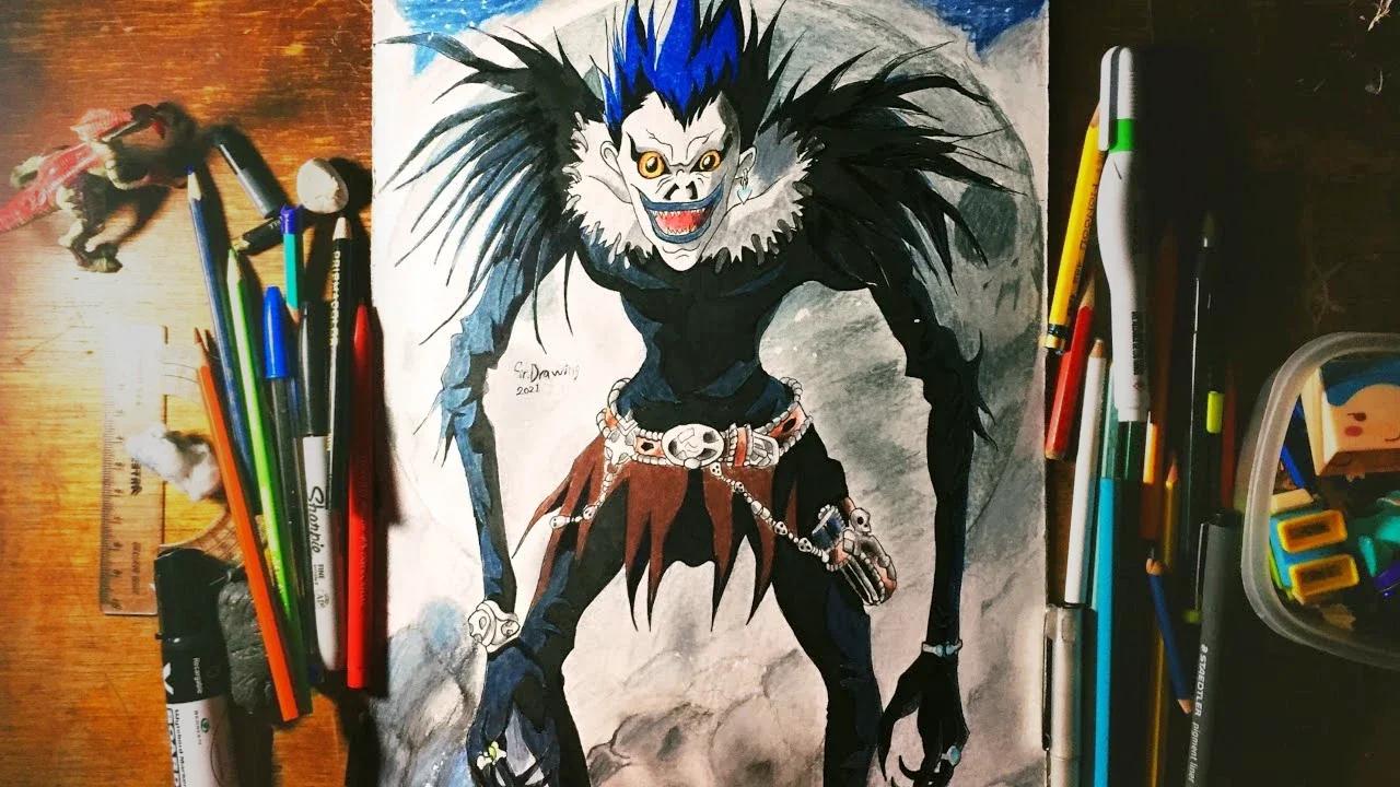 Drawing Ryuk - Death Note Speed Drawing