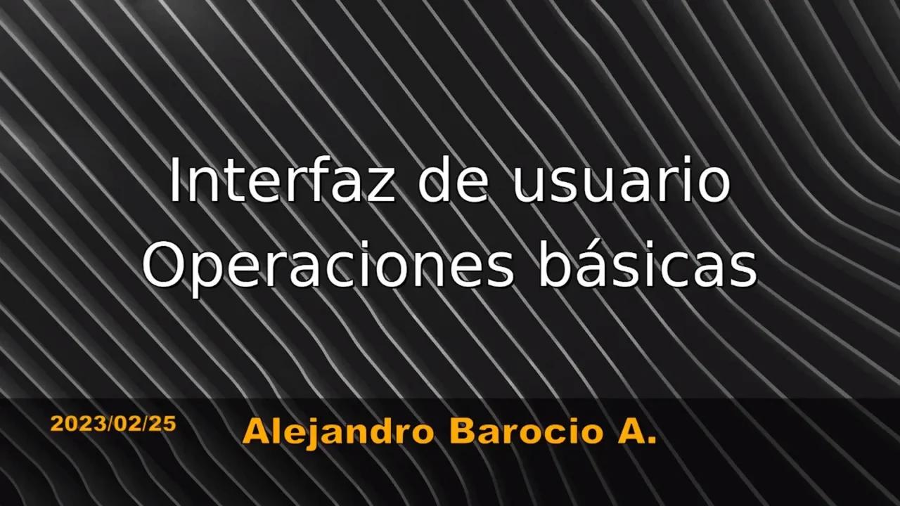 Elementos de la interfaz de usuario de Emacs y operaciones basicas con ...