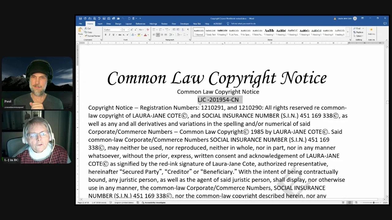 Drafting Your Common Law Notice