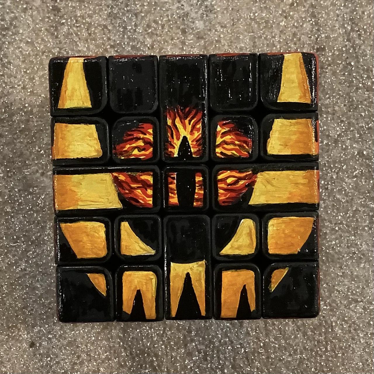 Cube Dragon — Rubik’s cube art