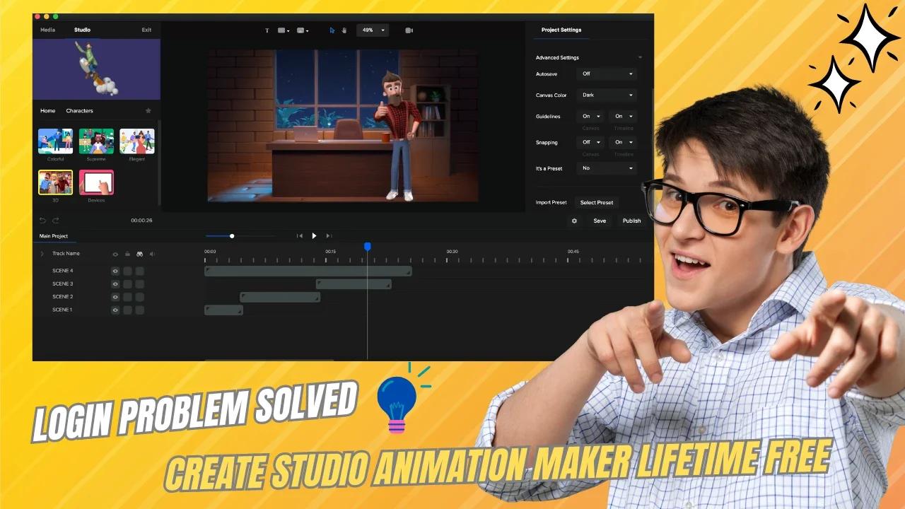 Login Problem Solved/Create Animation Videos /Create Studio Animation ...