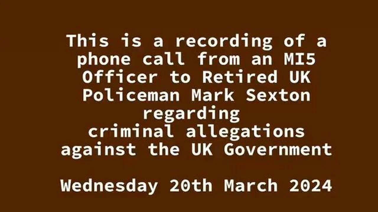 MI5 call to Mark Sexton 10.25am Wednesday 20th of March 2024