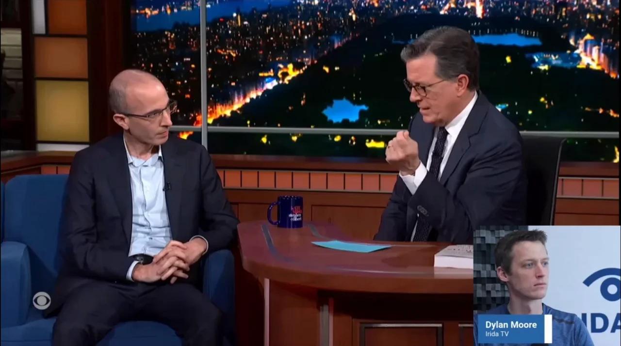 Stephen Colbert Preps Public for AI Overlords with WEF Mad Scientist ...