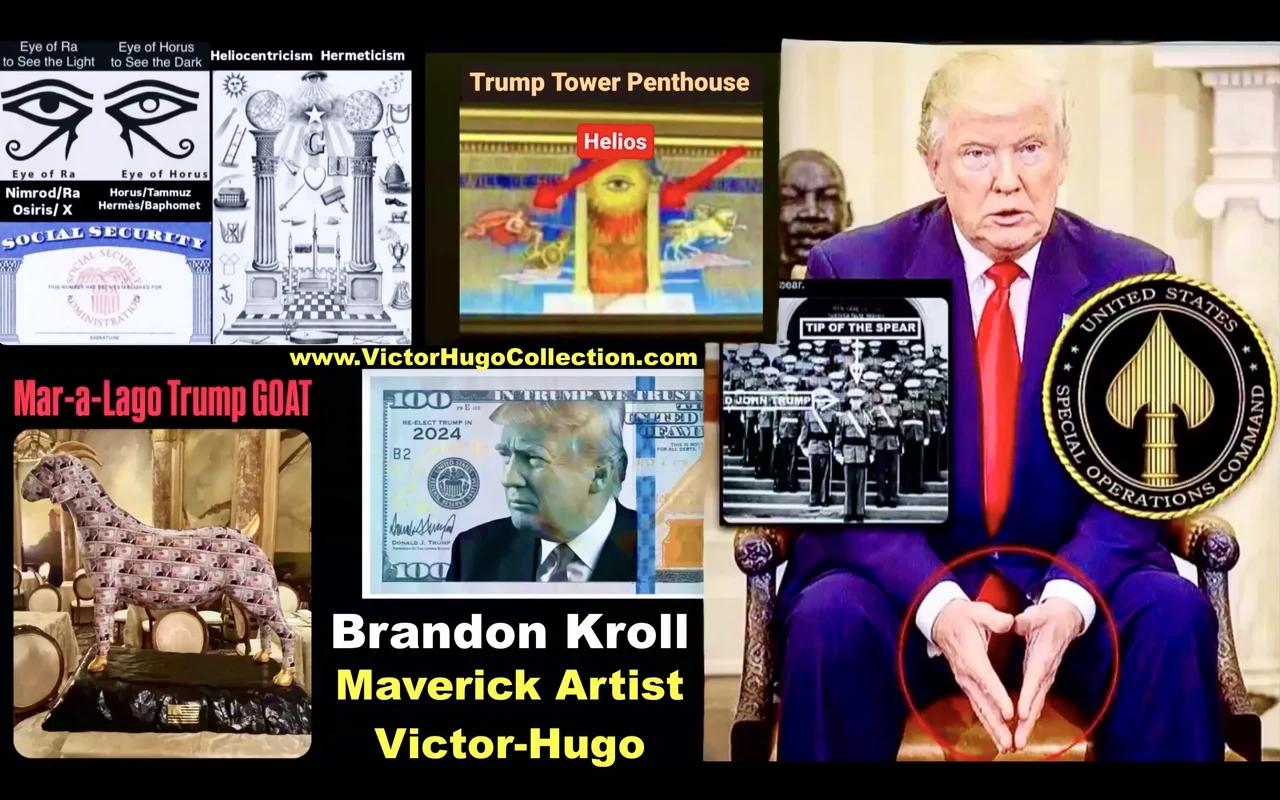 33 Brandon Kroll Victor Hugo Signs Symbols Jacobs Ladder Freemasons Black Hole Sun Trump 3rd Pillar