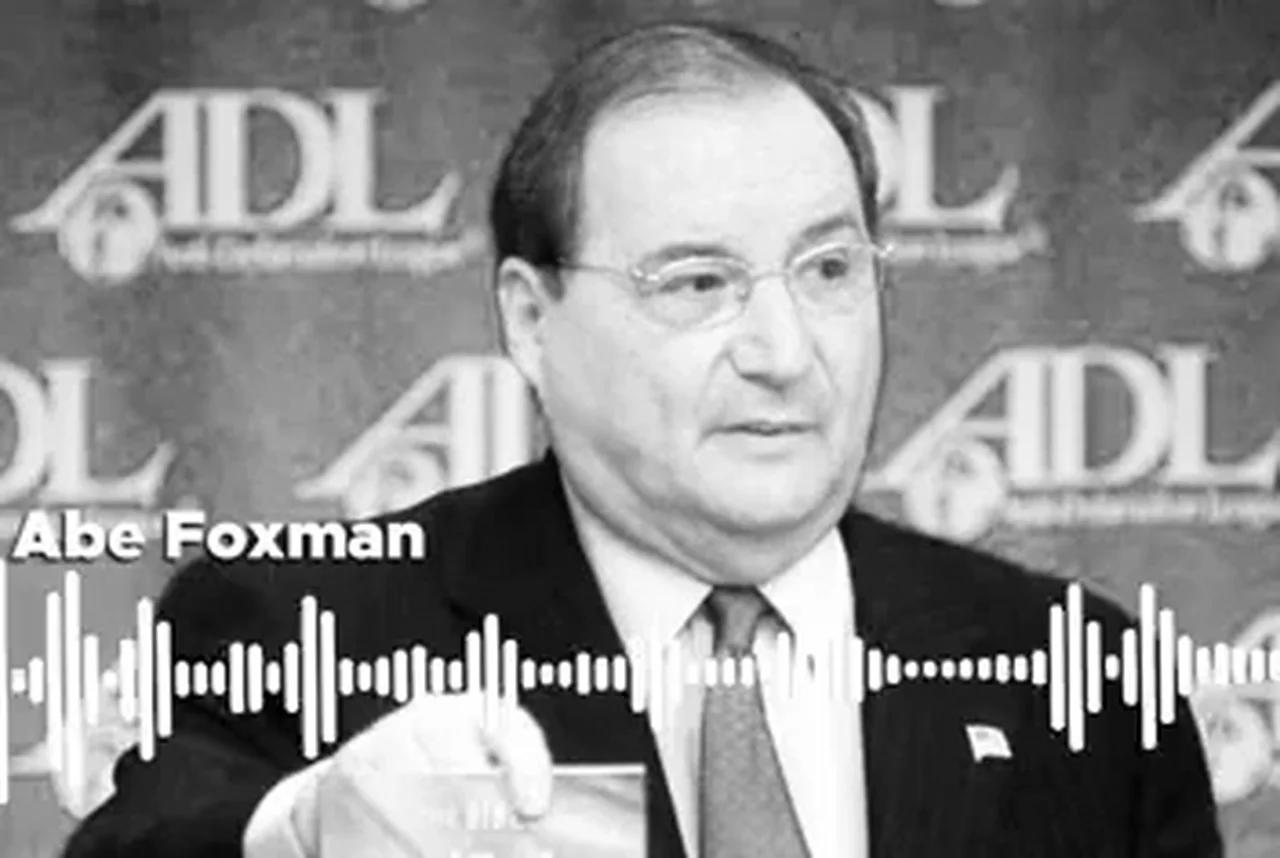ADL President Abraham Foxman: Speech About Destruction of the White Race