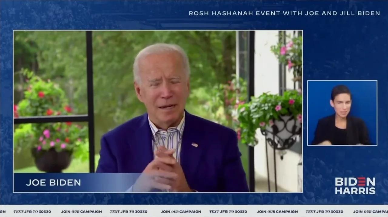 Joe Biden delivers remarks at Rosh Hashanah event hosted by Jewish ...