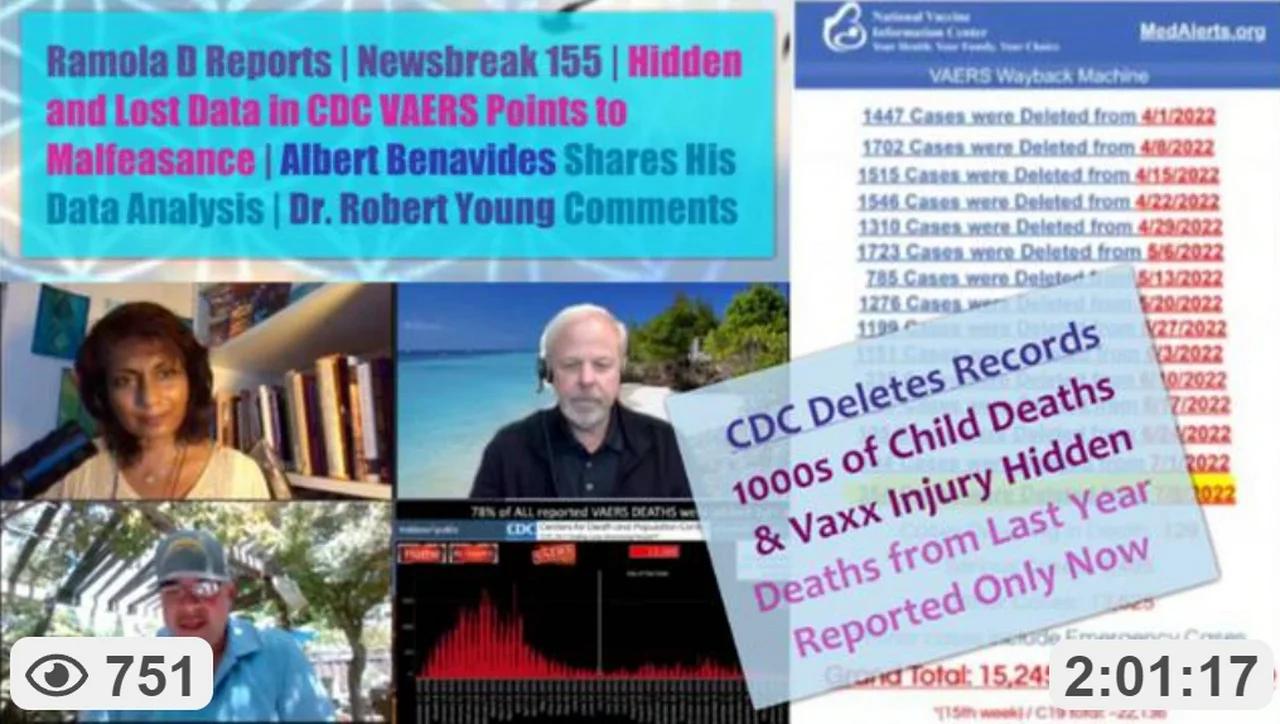 HIDDEN AND LOST DATA IN CDC VAERS POINTS TO MALFEASANCE | ALBERT ...