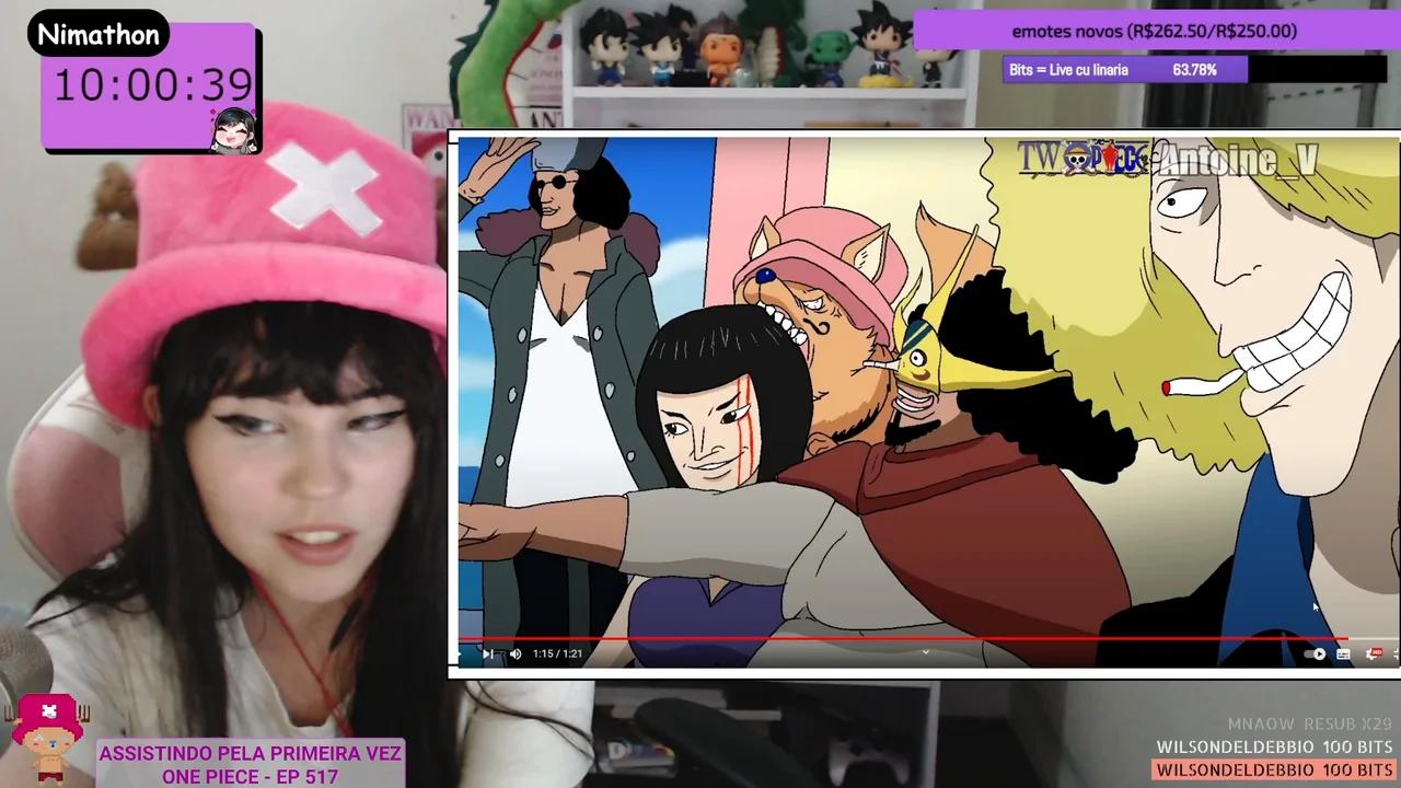 VODs de ONE PIECE | React dos Episódios [517 - 522]