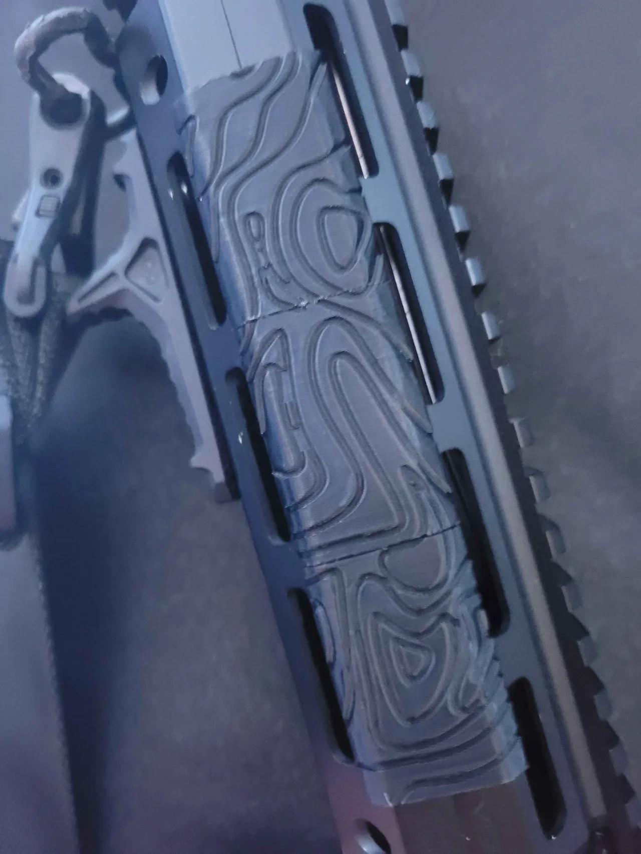 MLOK Rail Cover Topo