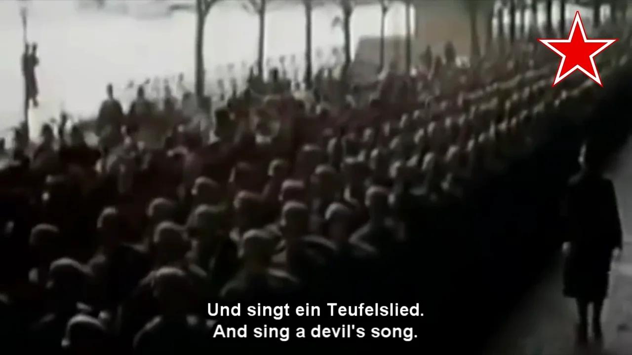 SS Marches in enemy territory - SS Marching song.