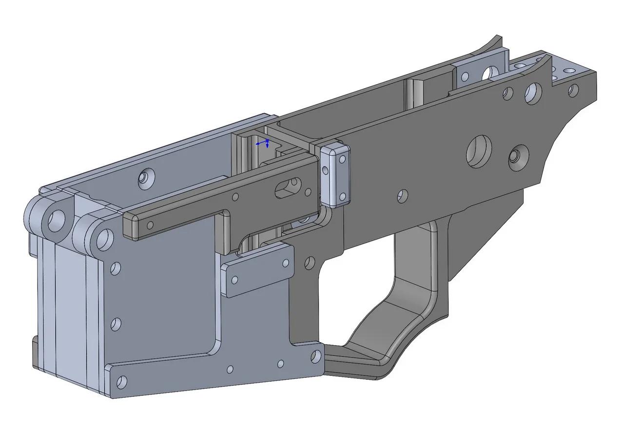Plate stack receiver, V3B, updates after assembly