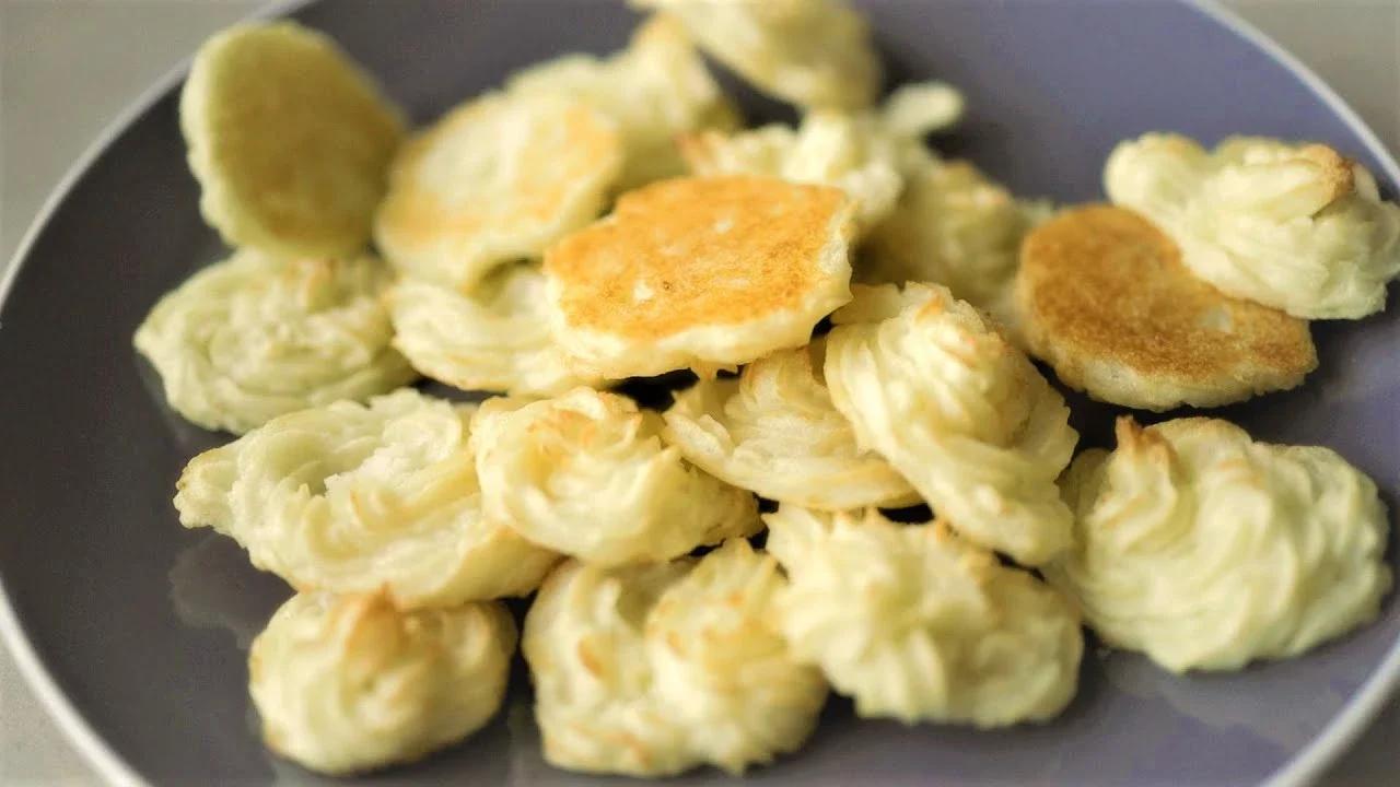 Only 3 ingredients crispy bubble potato chips