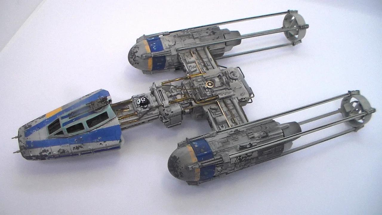Argo Nauts 1:72 Y-Wing sofubi resin garage kit build 6 FINAL