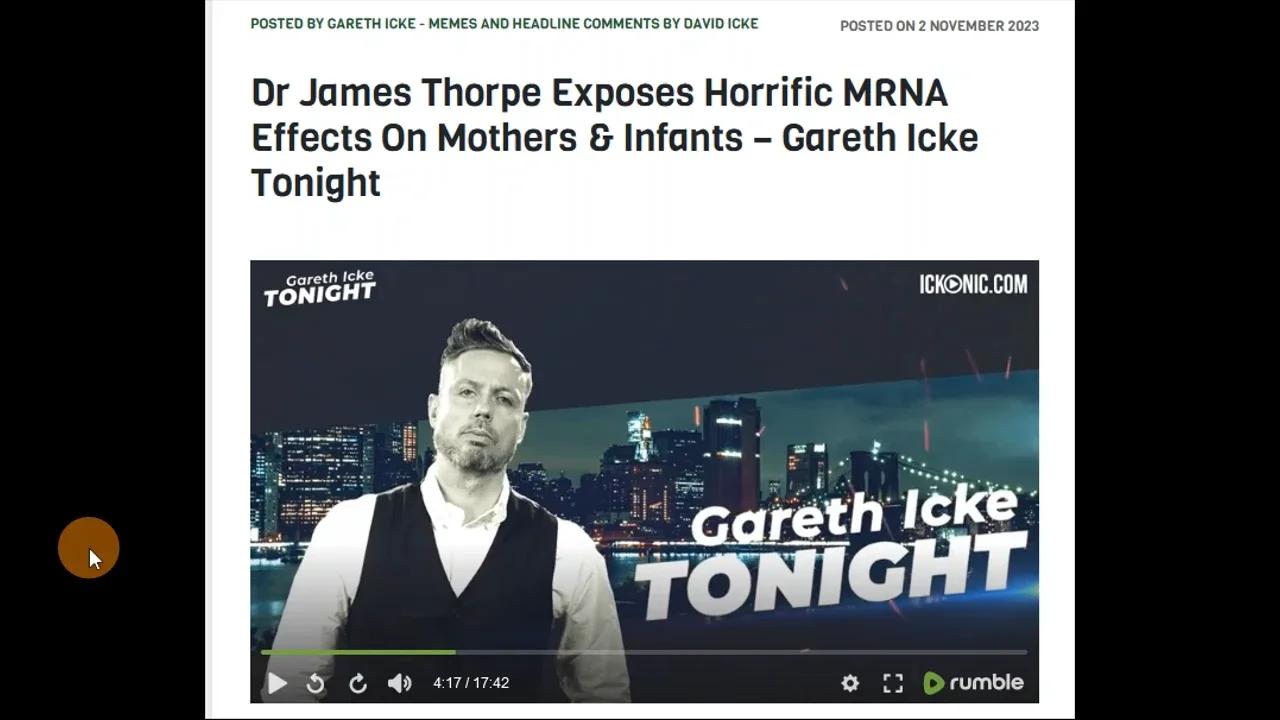 Dr. Thorpe Vaccines + Corrupt Medical Complex