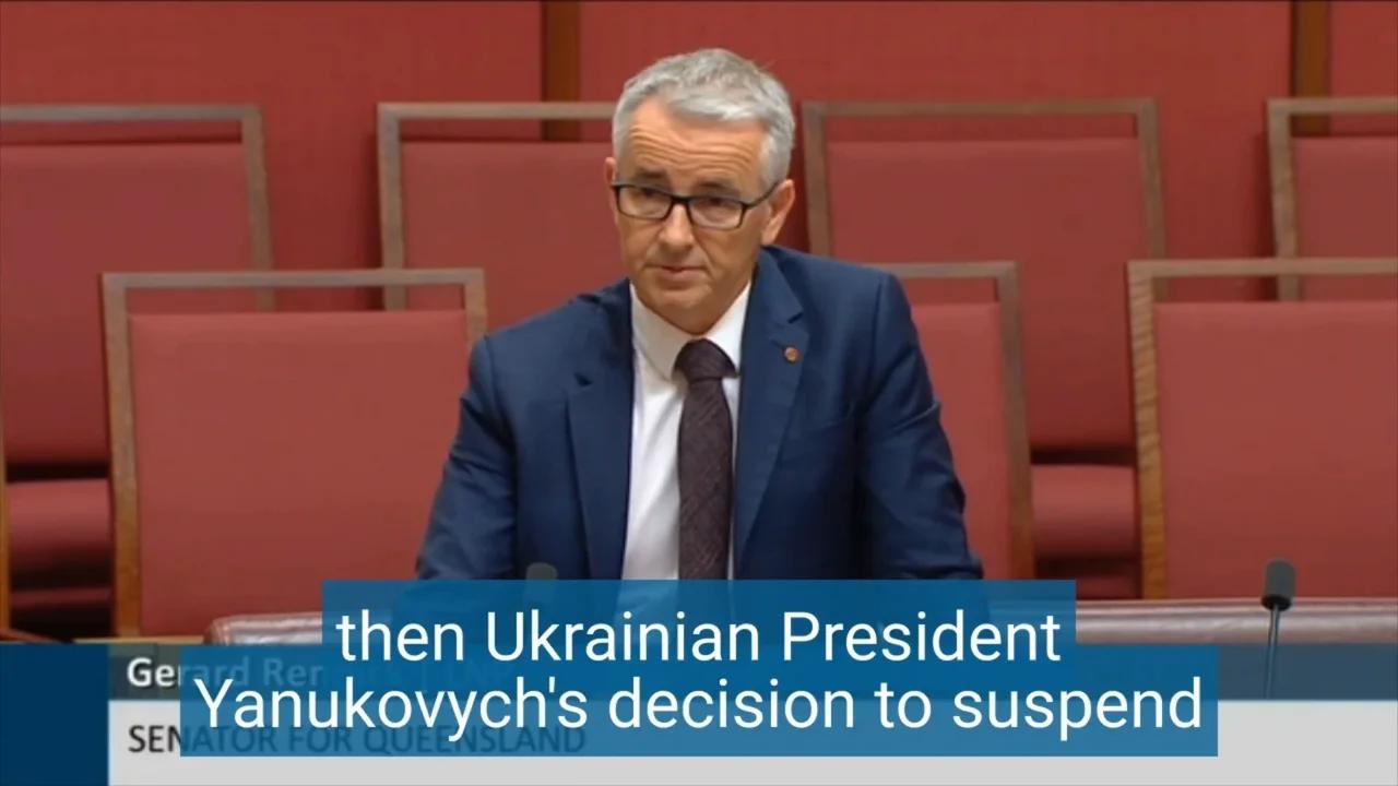 Senator Gerard Rennick: The origins of the war in Ukraine didn't start ...