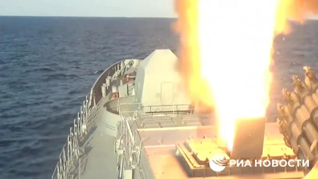 Launches of Kalibr cruise missiles flew to demilitarize Ukraine