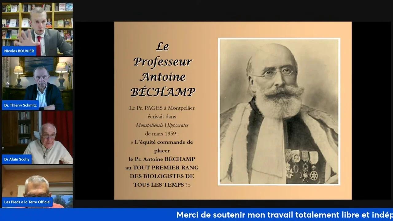 Hommage à Antoine Béchamp, avec Dr Alain Scohy, Dr Thierry Schmitz ...