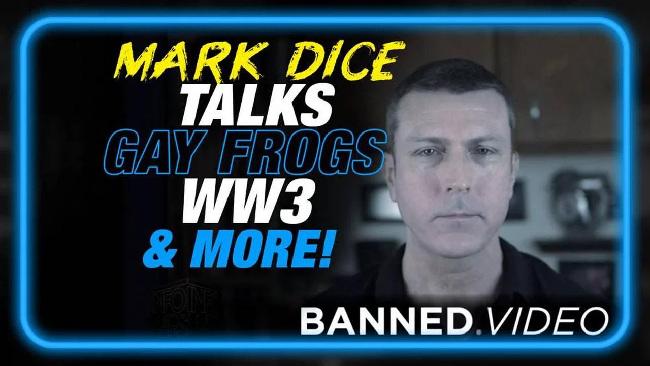 Mark Dice LIVE! Mark Talks Gay Frogs WW3 and More in Rare Alex Jones ...