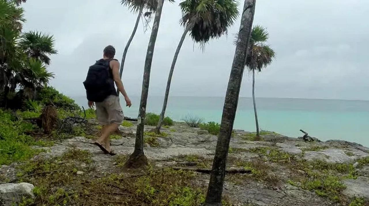 Stumbling upon Maya ruins