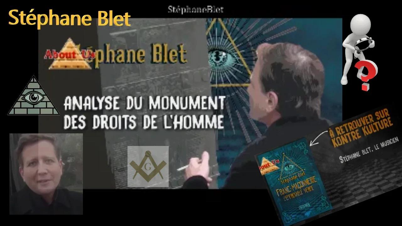 Stéphane Blet ,et le monument des droits de Lhomme