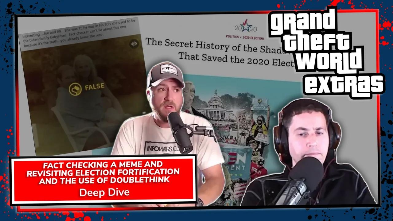 Fact Checking a Meme and Revisiting Election Fortification and Doublethink