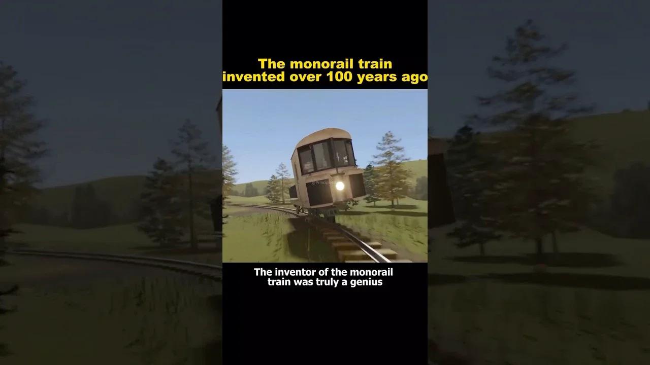 🌟🚂🌟The Truth about The Person Who Invented the Monorail Train Over 100 ...