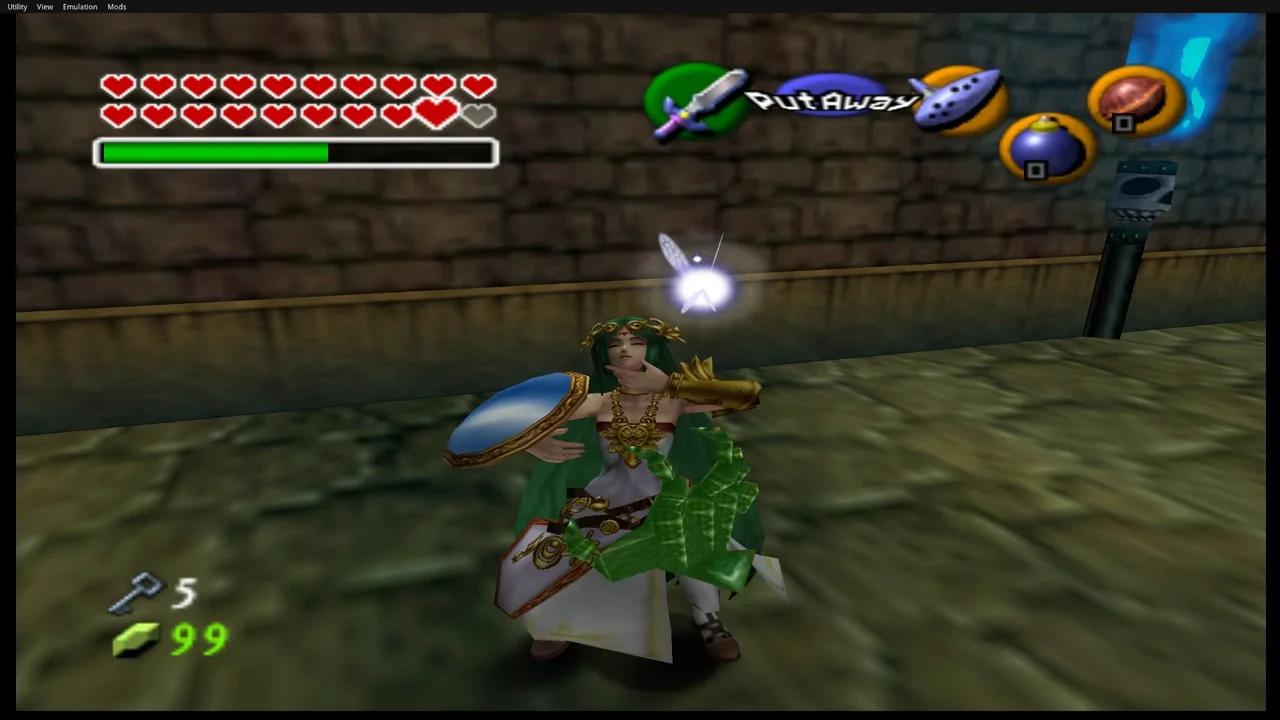ModLoader64 Palutena in Trouble Ryona Floormasters