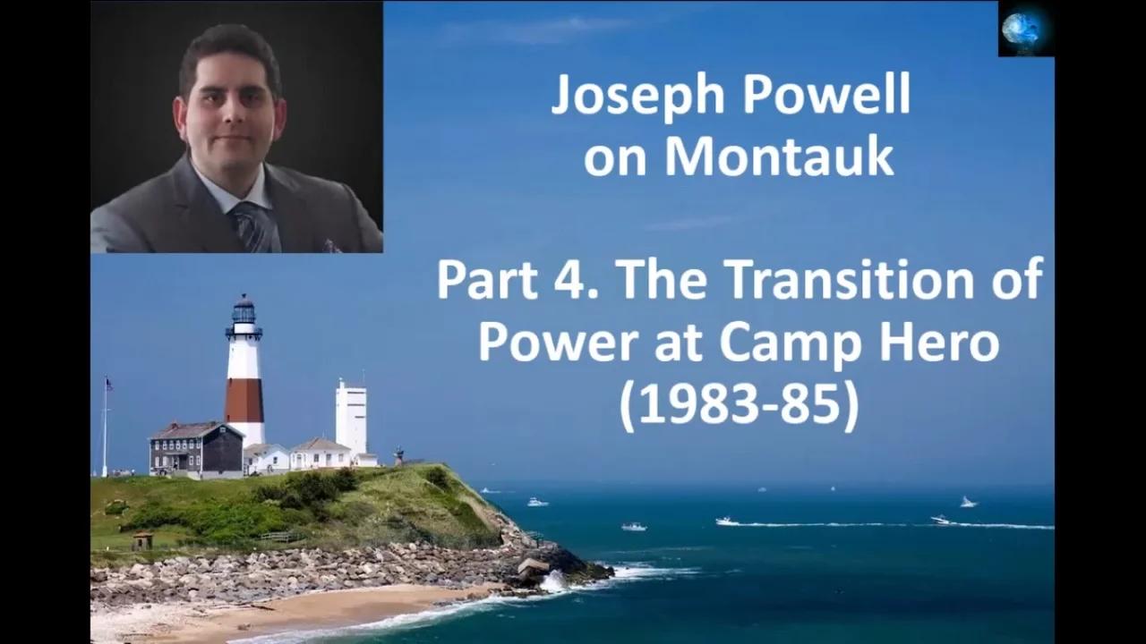 JOSEPH POWELL ON MONTAUK (PART 4) - THE TRANSITION OF POWER AT CAMP ...