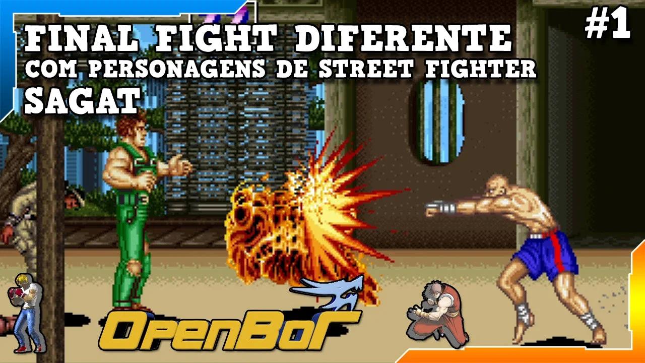 Super Final Fight Gold Plus - OpenBor - Sagat Parte 1 - Chrono Plays