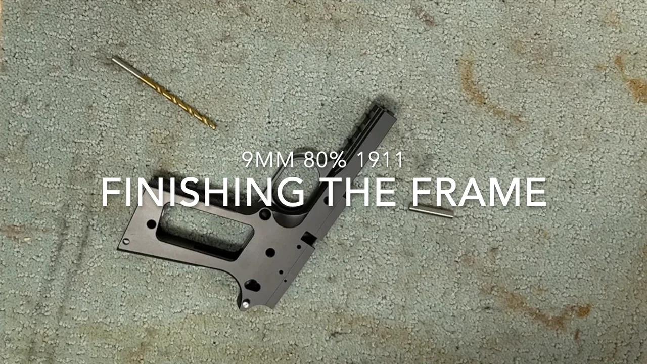 Finishing an 80% 1911 Frame with the Stealth Arms Jig