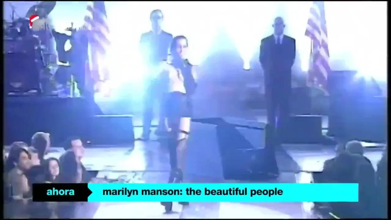 Marilyn Manson - The Beautiful People (MTV VMAs 1997) [MTV]