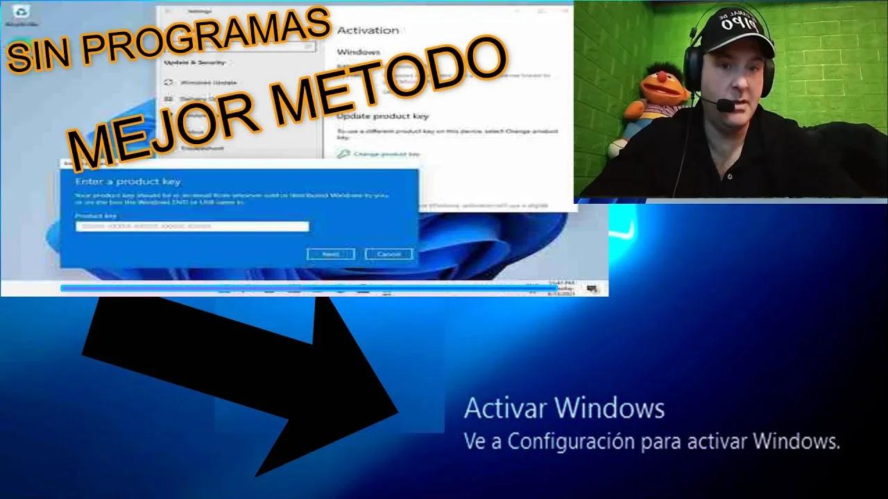 Mejor Metodo Sin programas,Validar Activar Cualquier Windows 11 o Windows 10 Todas Las Versiones